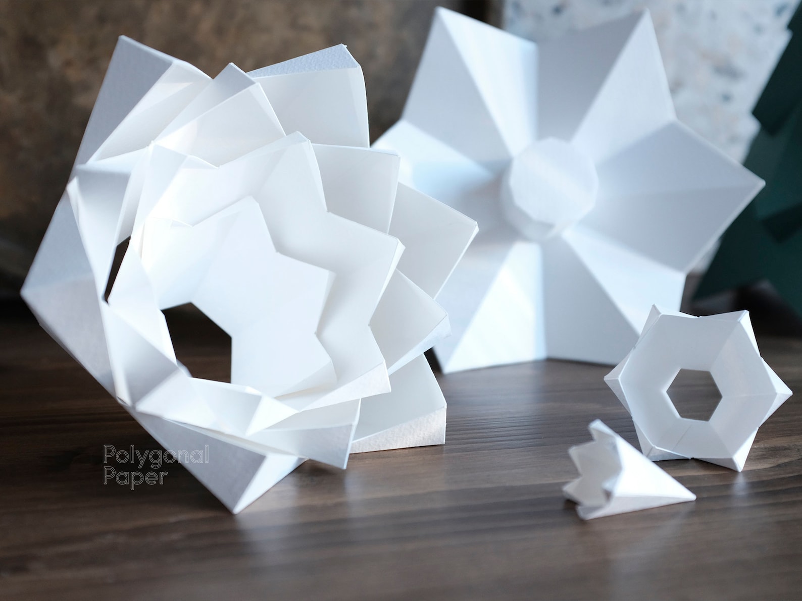 Christmas Tree: Paper Craft Template for Making Low Poly New | Etsy