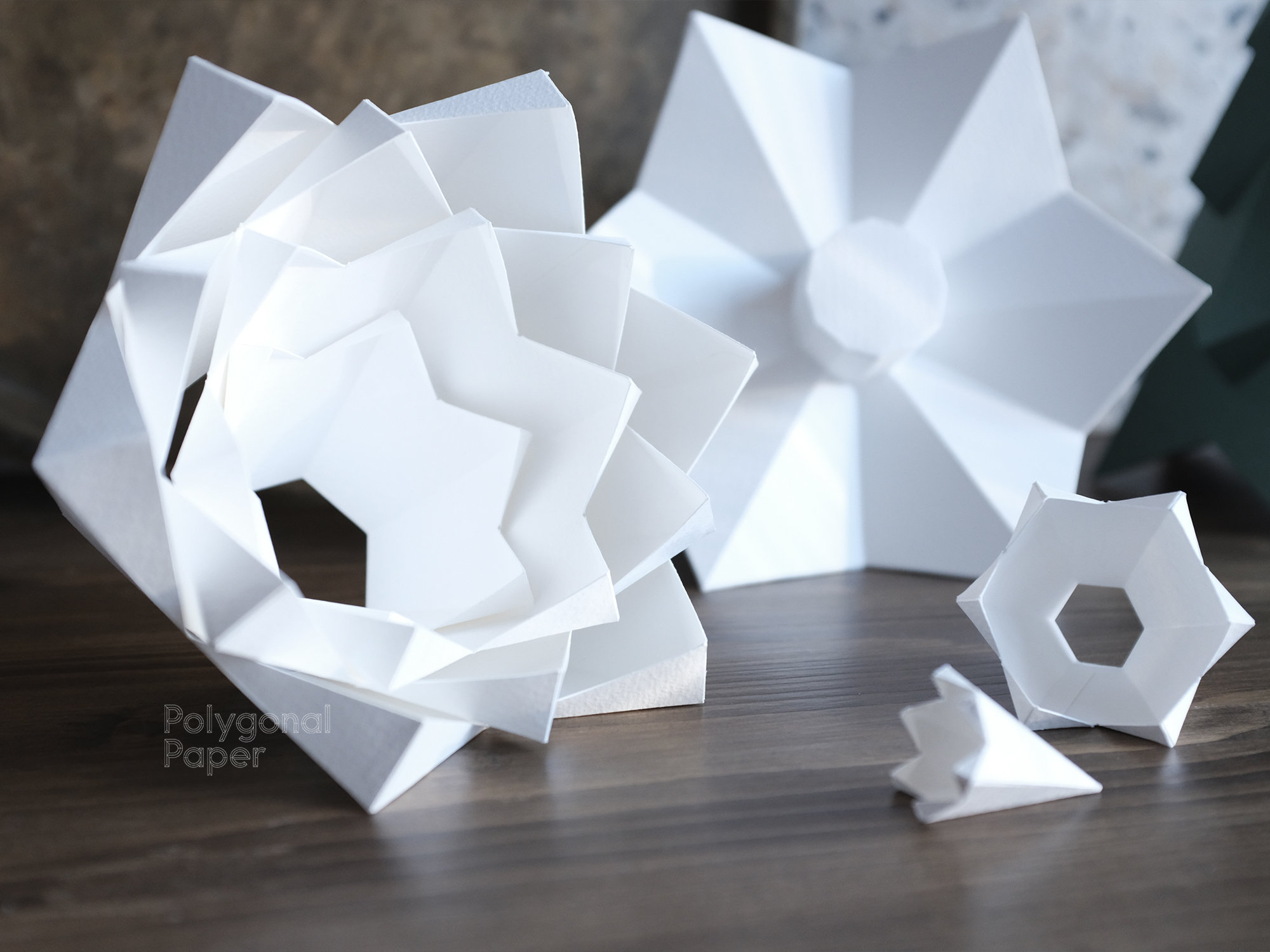 Christmas Tree: Paper Craft Template for Making Low Poly New | Etsy