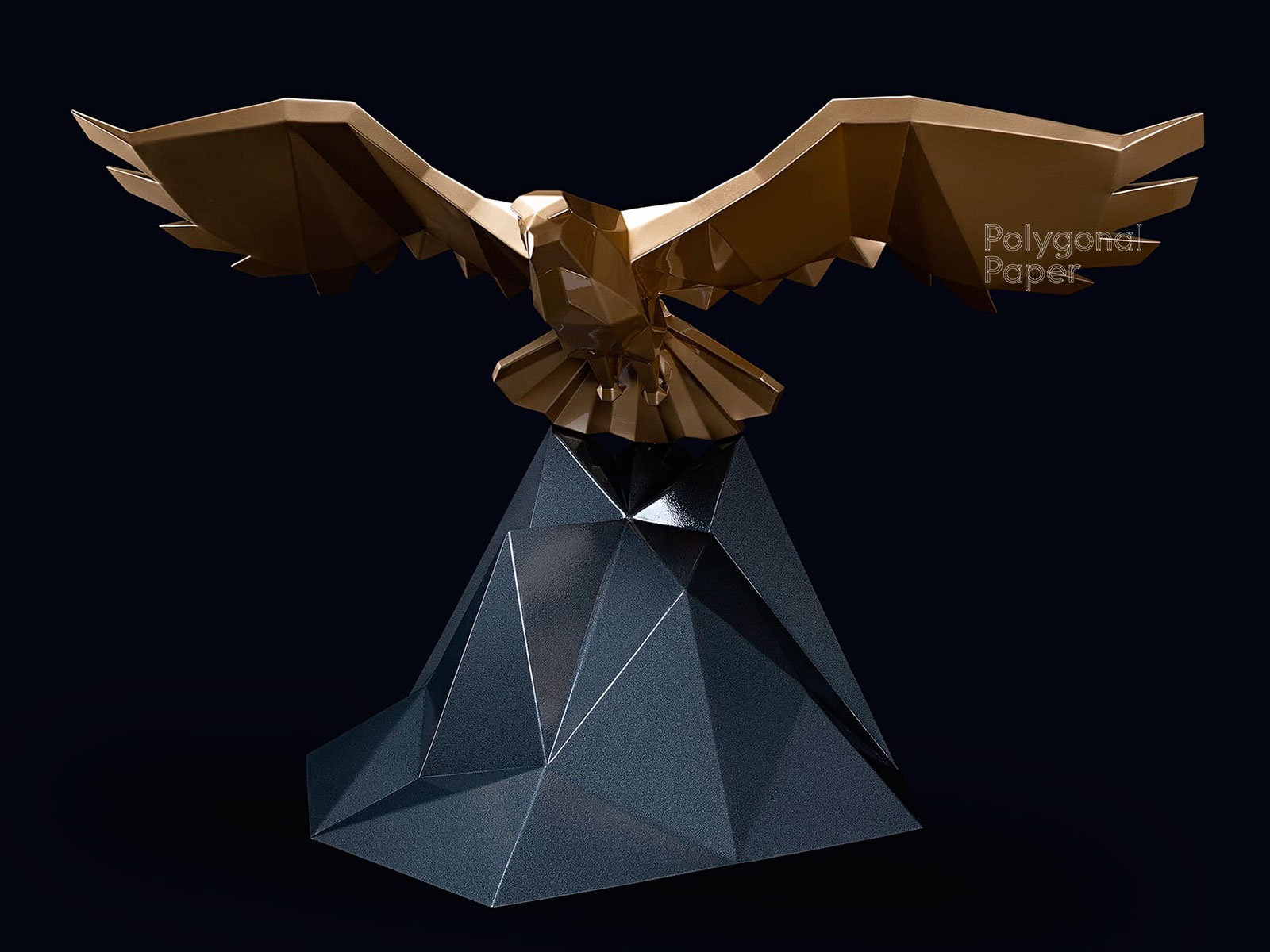 Eagle: DIY Street Sculpture. DXF Drawings for Laser Cutting From Sheet ...