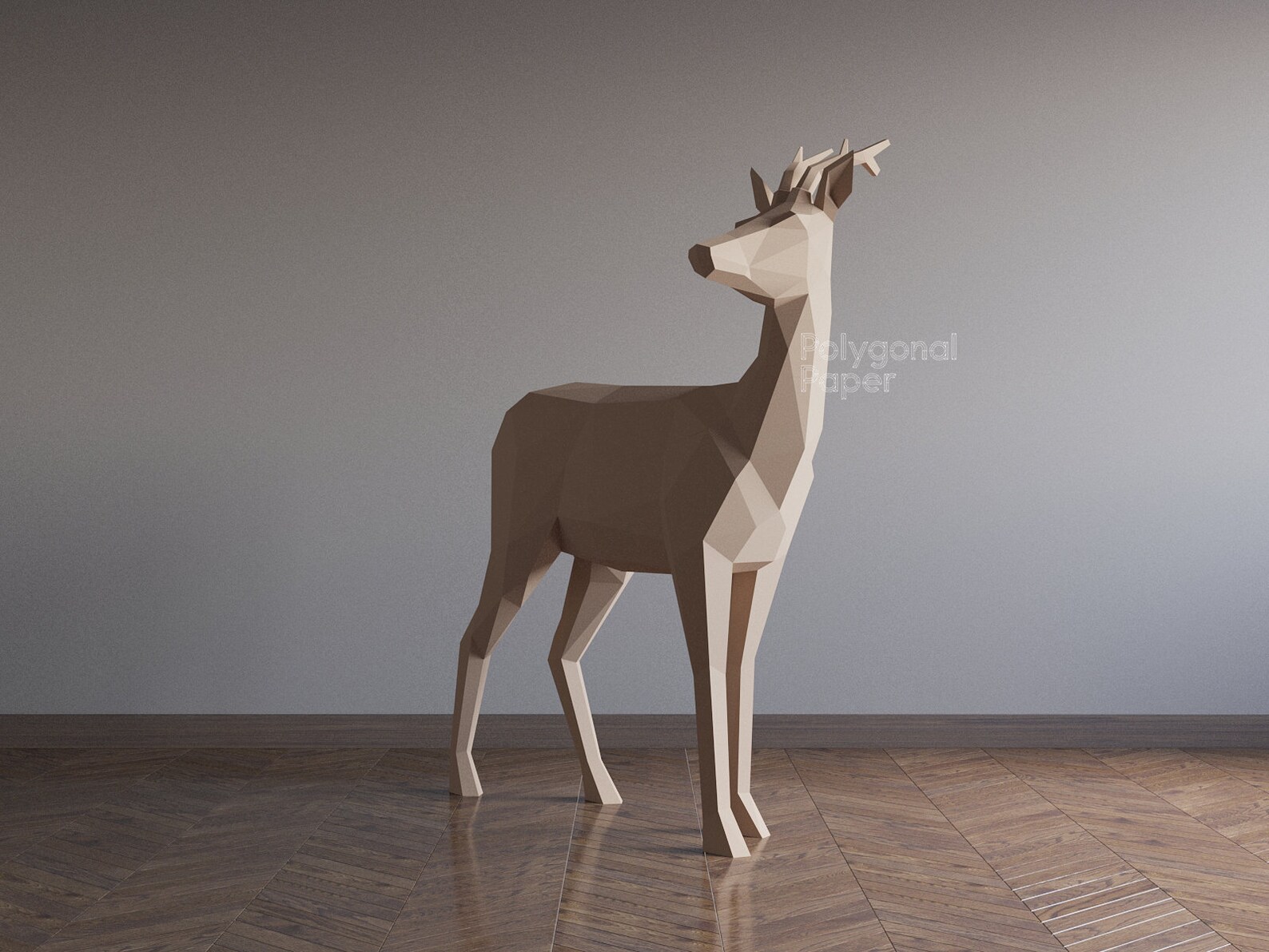 Roe Deer: Digital Files for Papercraft. Printable PDF - Etsy