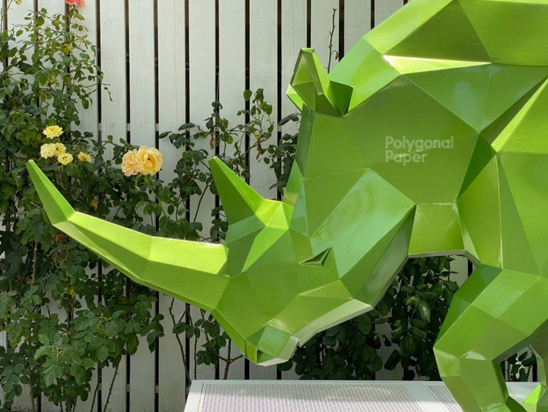 Rhino in DXF Format for Assembly From Metal. Template for - Etsy