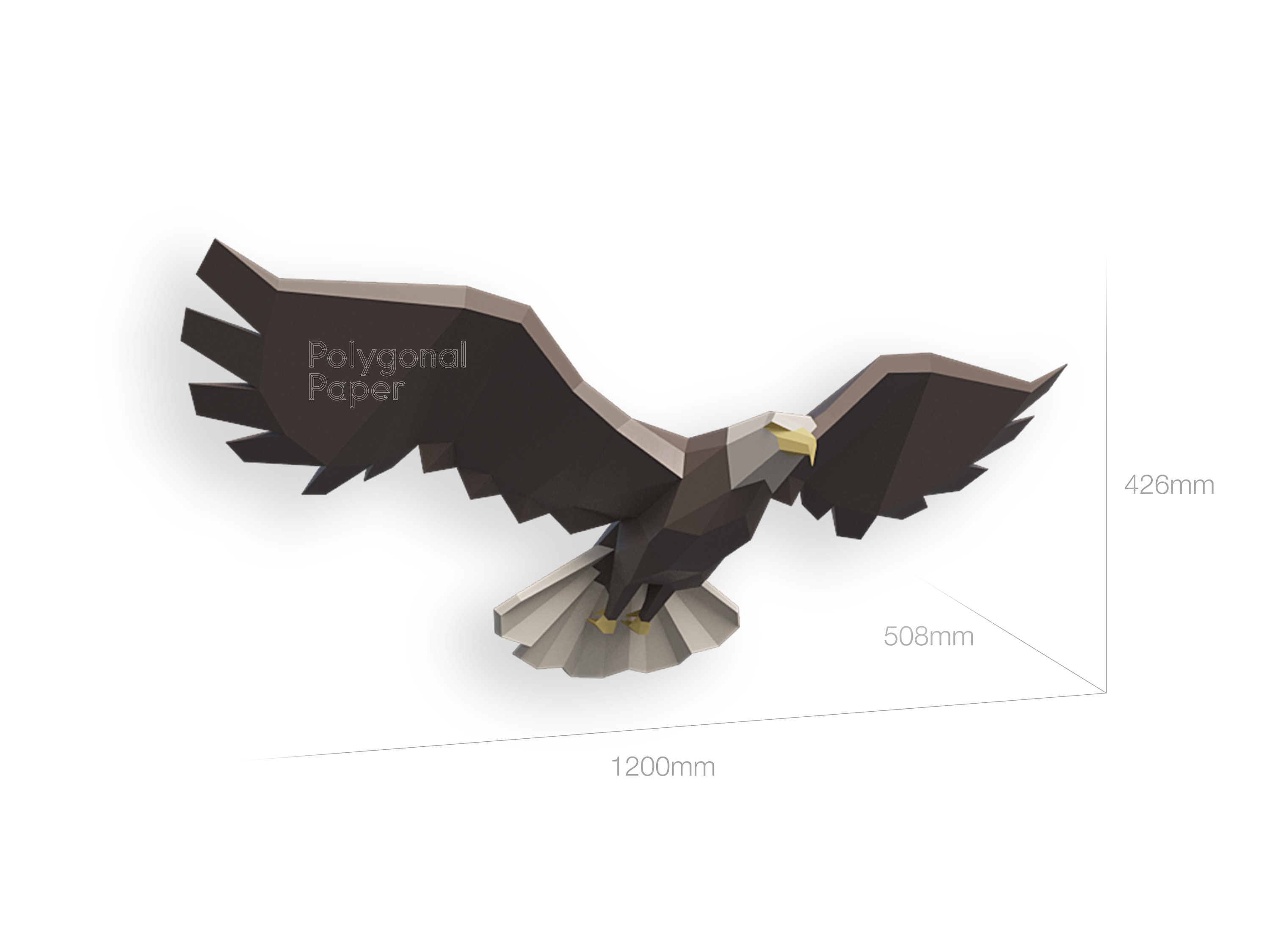 Eagle: Digital Files for Papercraft. Printable PDF Template - Etsy UK