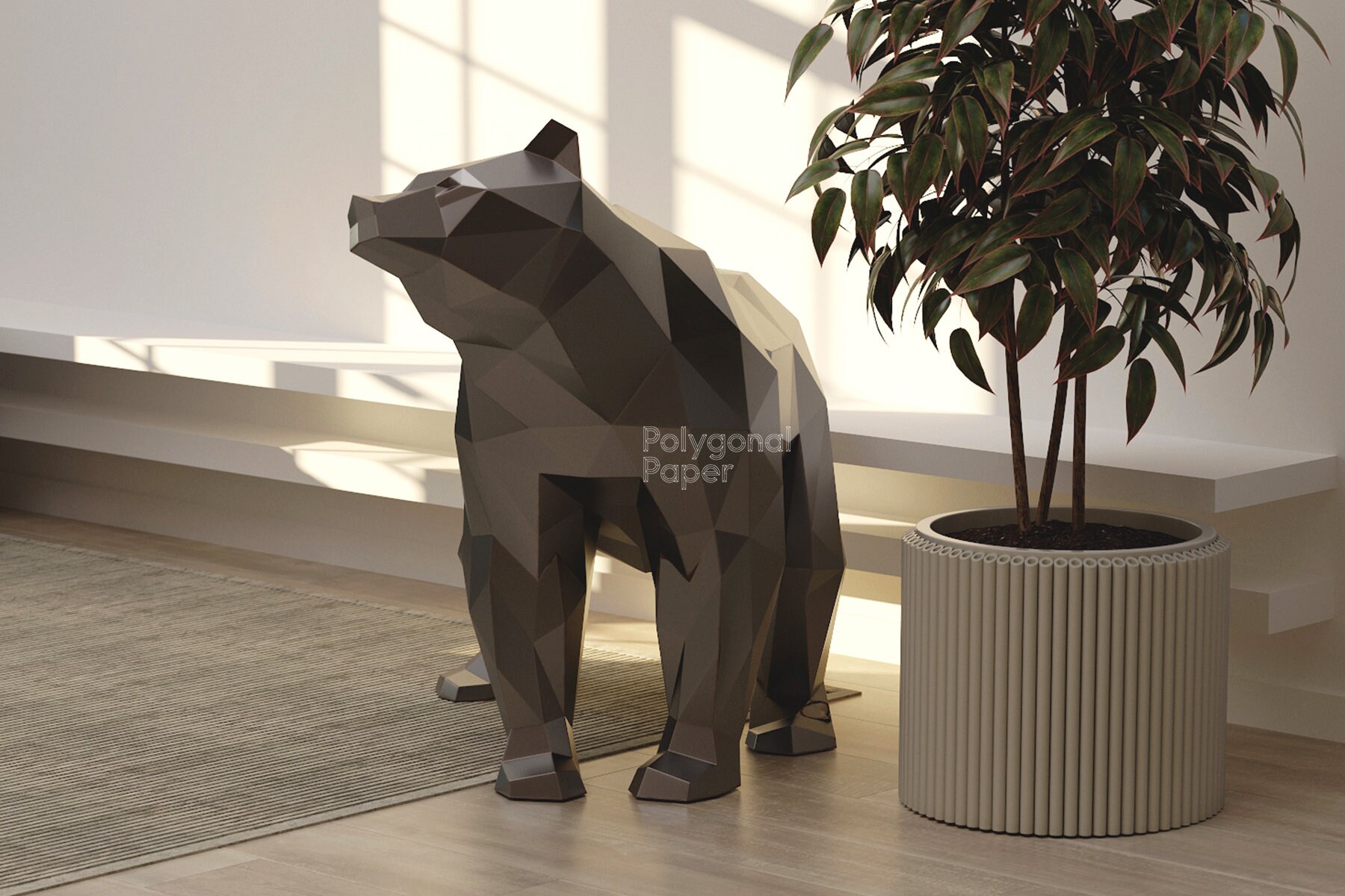 Bear in DXF Format for Assembly From Metal. Template for - Etsy Canada