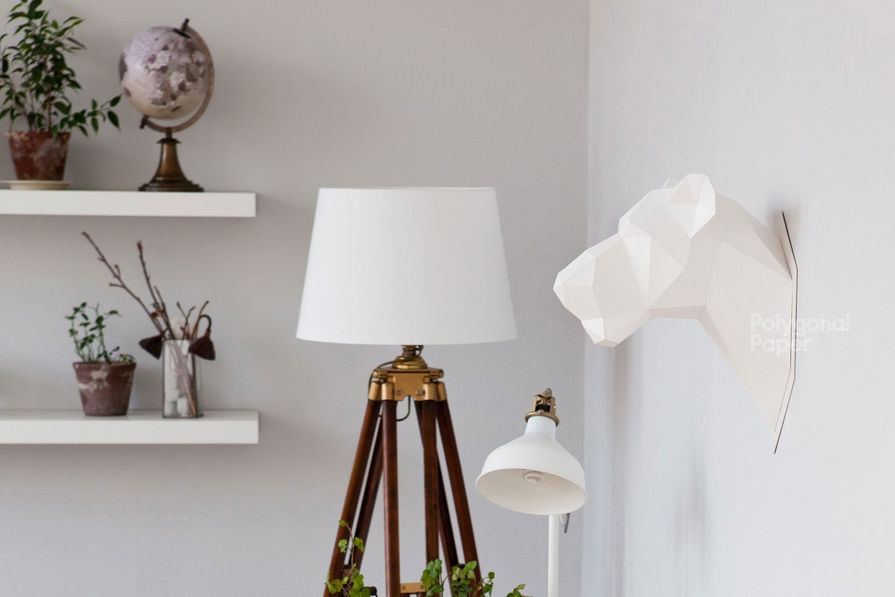 Lioness Head: Digital Files for Papercraft. Printable PDF - Etsy