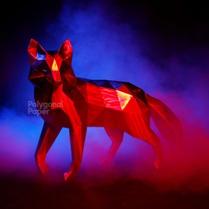 Fox: DIY Metal Sculpture. DXF File for Assembling a Sculpture From ...
