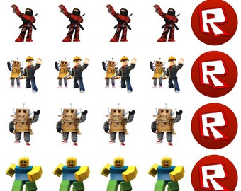 Roblox Round Cake Topper - Etsy Australia