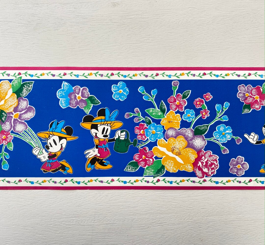 Disney Minnie Mouse Mural Border - Etsy