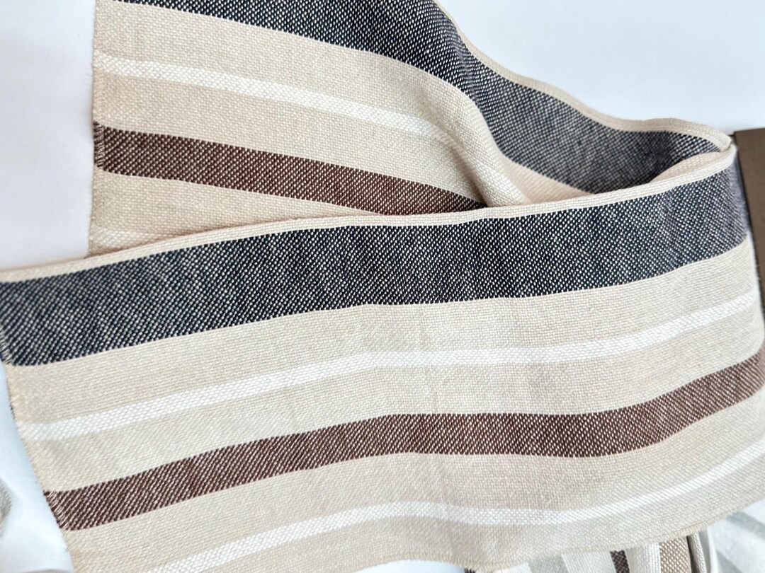 100% Linen Banded Fabric, 3 Colors, H300 - Etsy