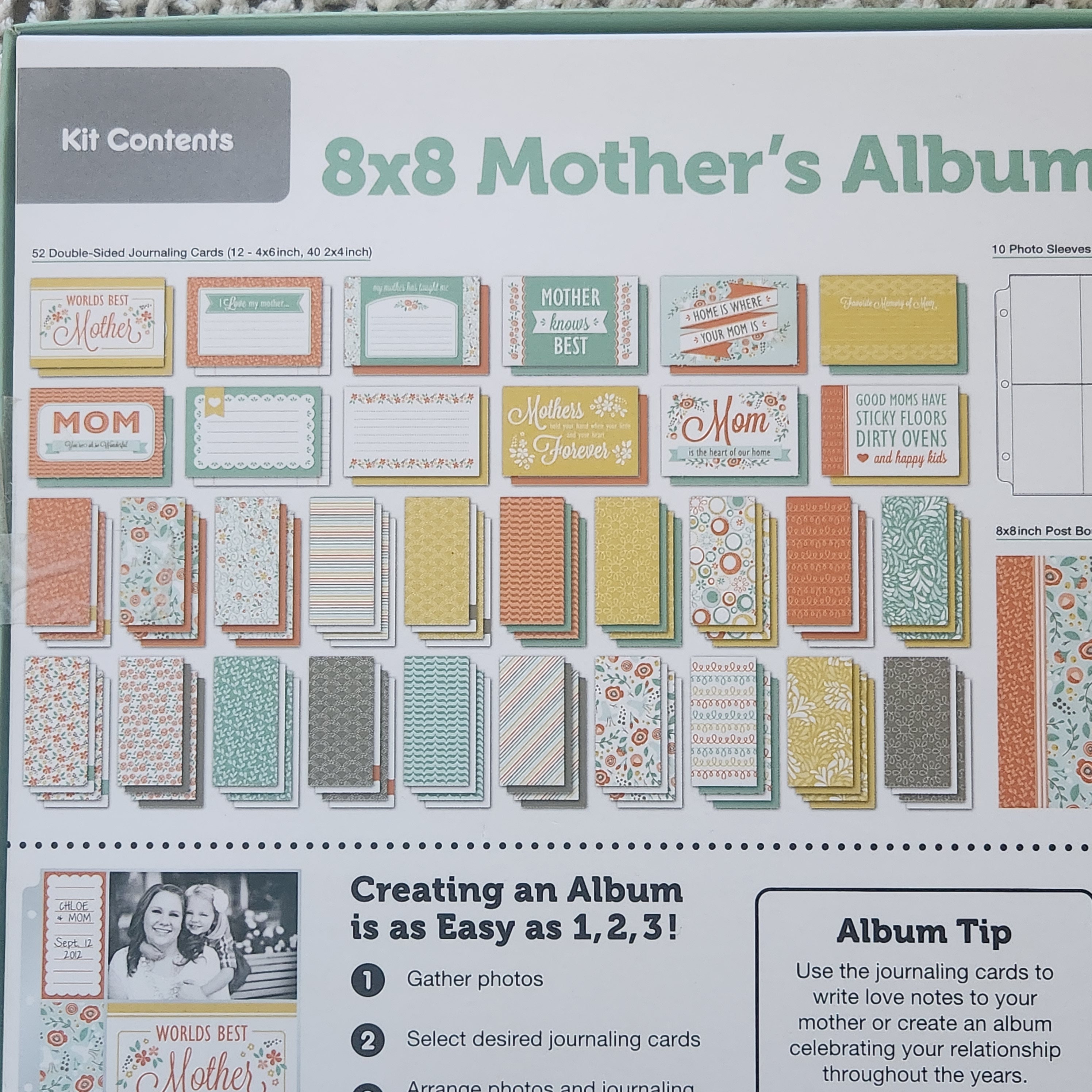 We R Memory Keepers - 8x8 MOTHER'S ALBUM - Kit - Mom, Photo Album, Gift ...
