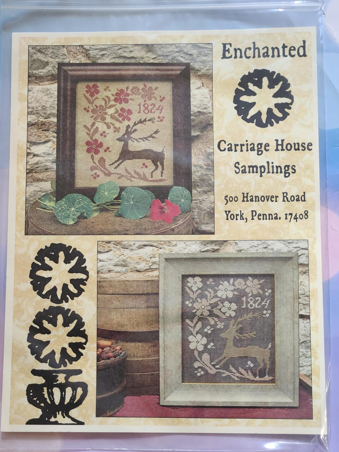 Carriage House Samplings - ENCHANTED - Deer Cross Stitch Chart - Etsy