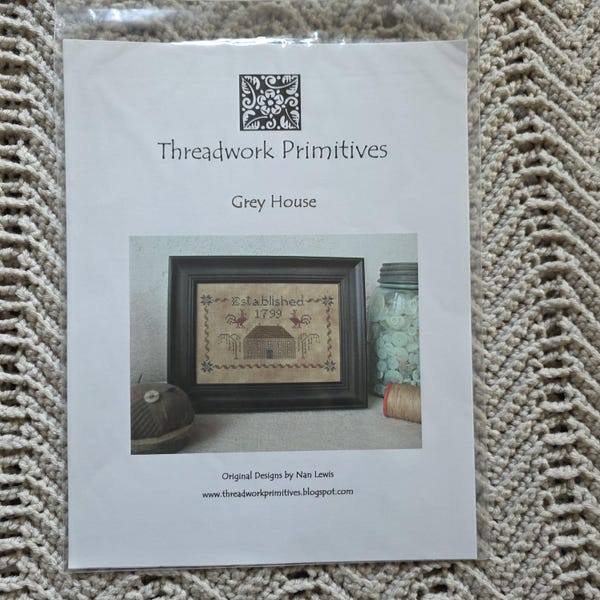 Threadwork Primitive Cross Stitch - Etsy