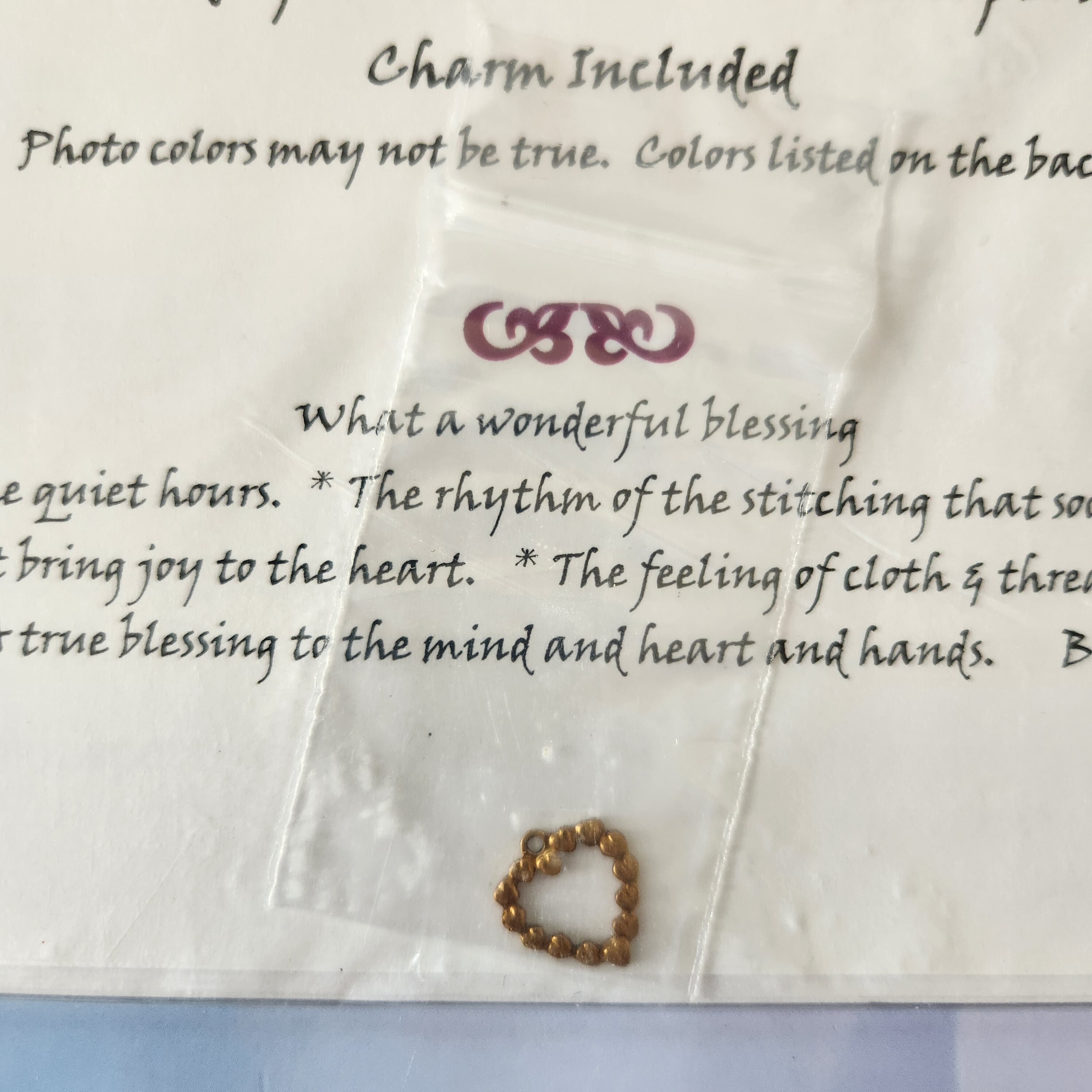 Handblessings - Eileen Gurak - NEEDLEPOINT AUTUMN WHISPERS W/charm - Etsy