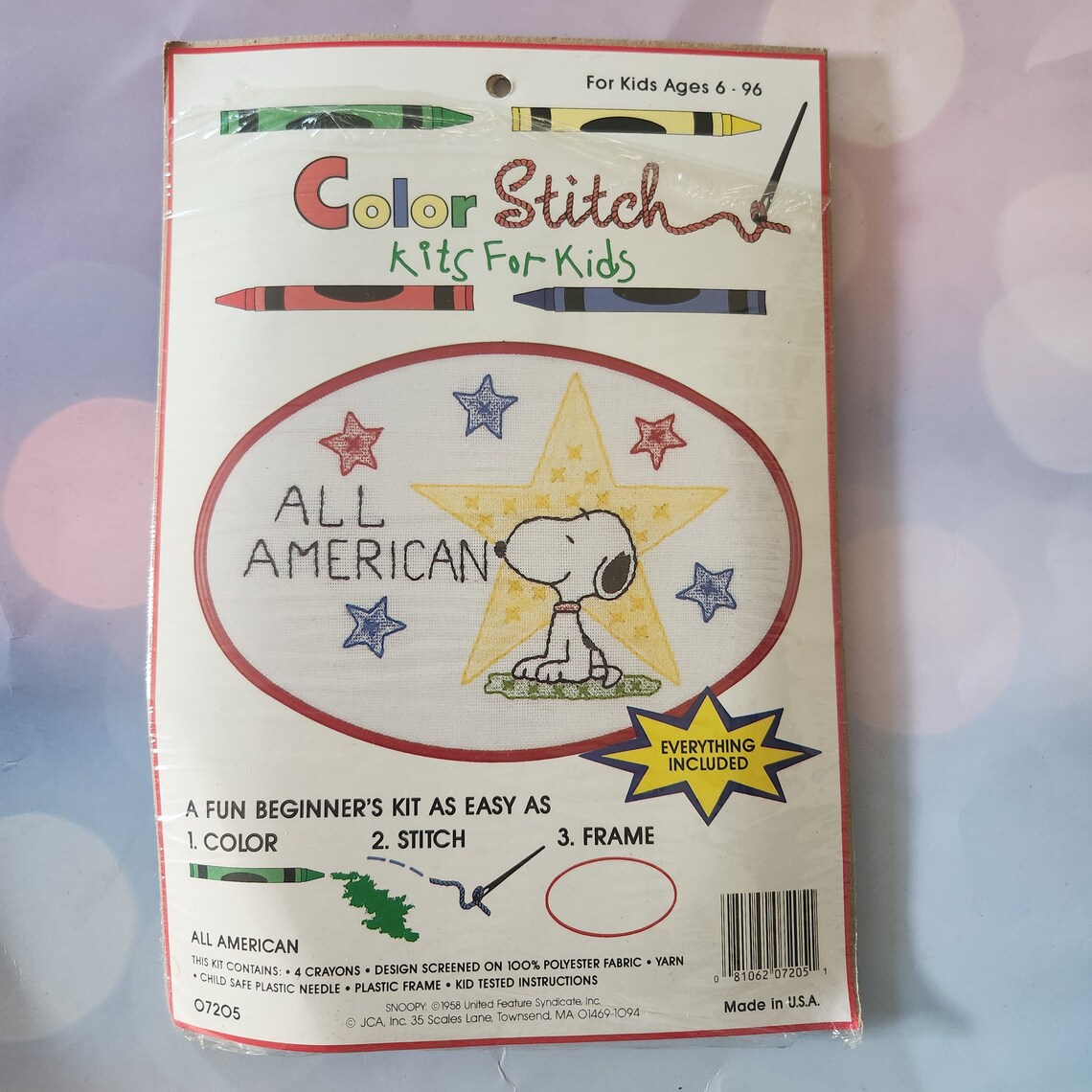 Color Stitch Kits for Kids - PEANUTS - SNOOPY - U CHOOSE Cross Stitch ...