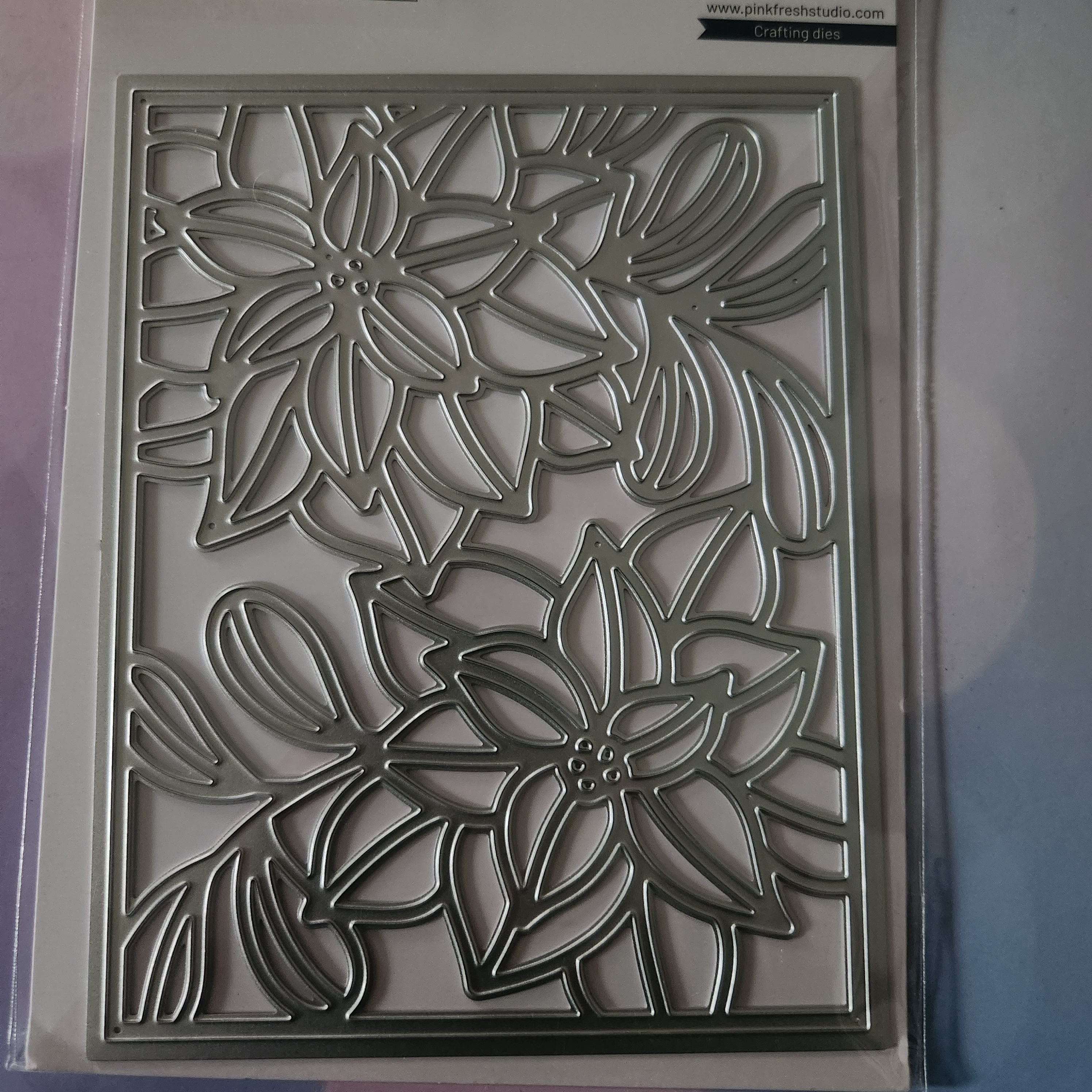 Pinkfresh - Ornate Poinsettia - Die - Cardmaking, Scrapbooking, 5 1/2 X ...
