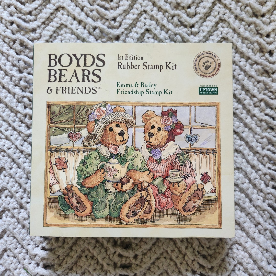 Boyds Bears & Friends STAMP SET - Emma and Bailey Friendship Stamp Set ...