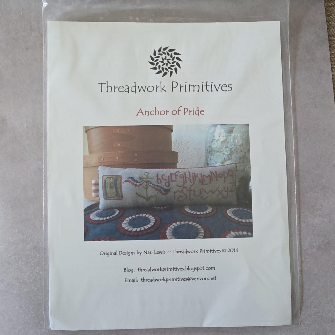 Threadwork Primitives - ANCHOR of PRIDE - Cross Stitch Chart ...