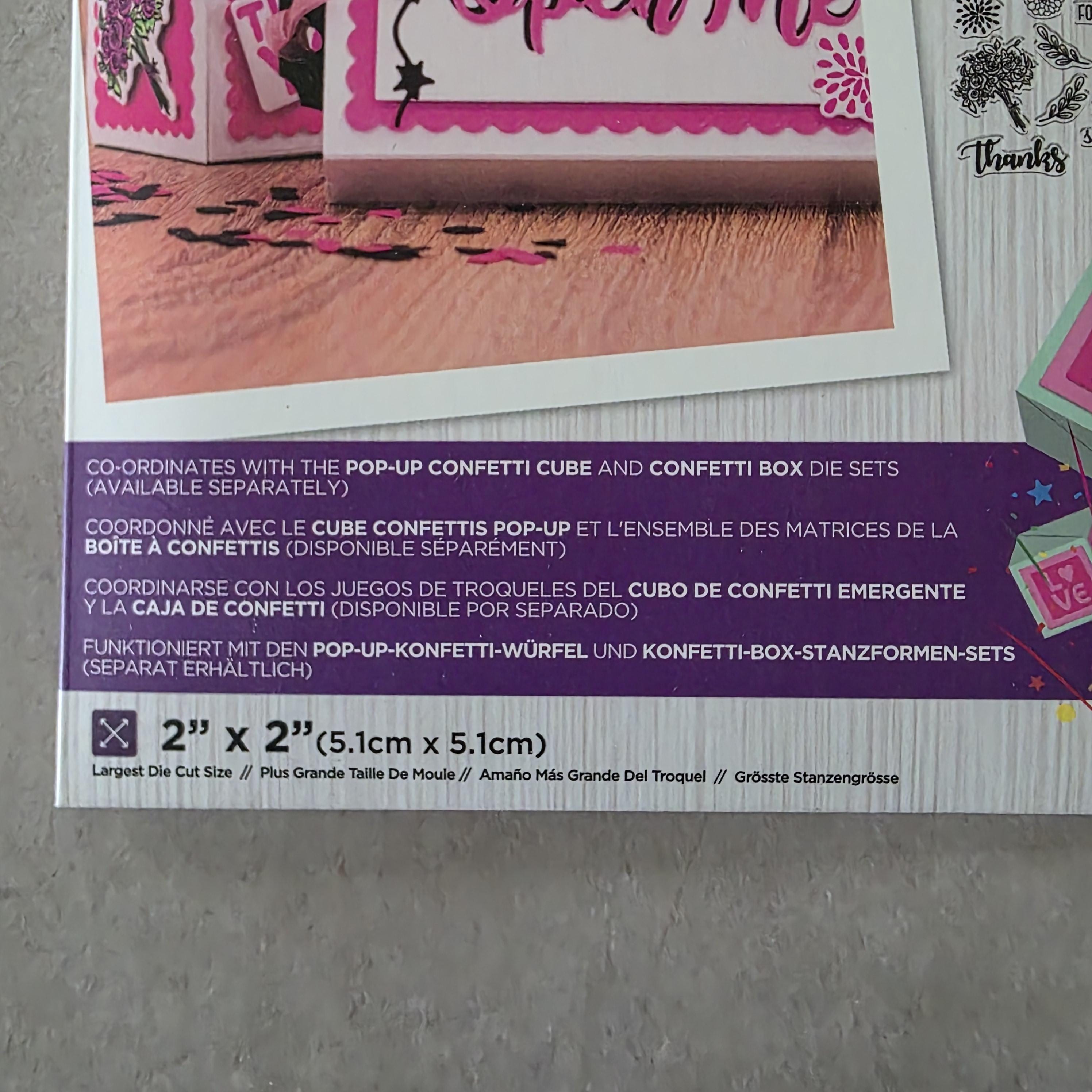 Crafter's Companion Papercraft Die - Stamp and Die - JUST TO SAY ...