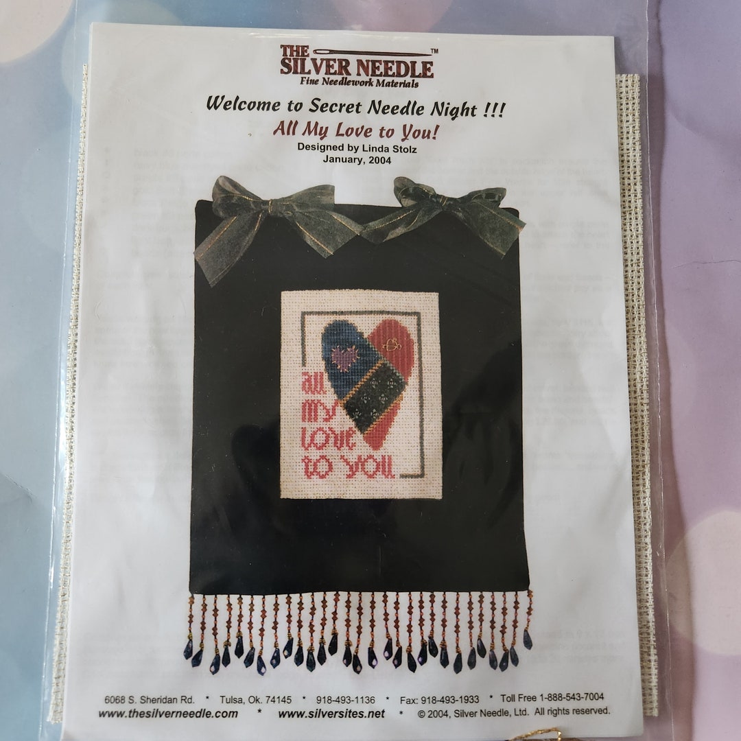 The Silver Needle Secret Needle Kit Cross Stitch Kit ALL - Etsy