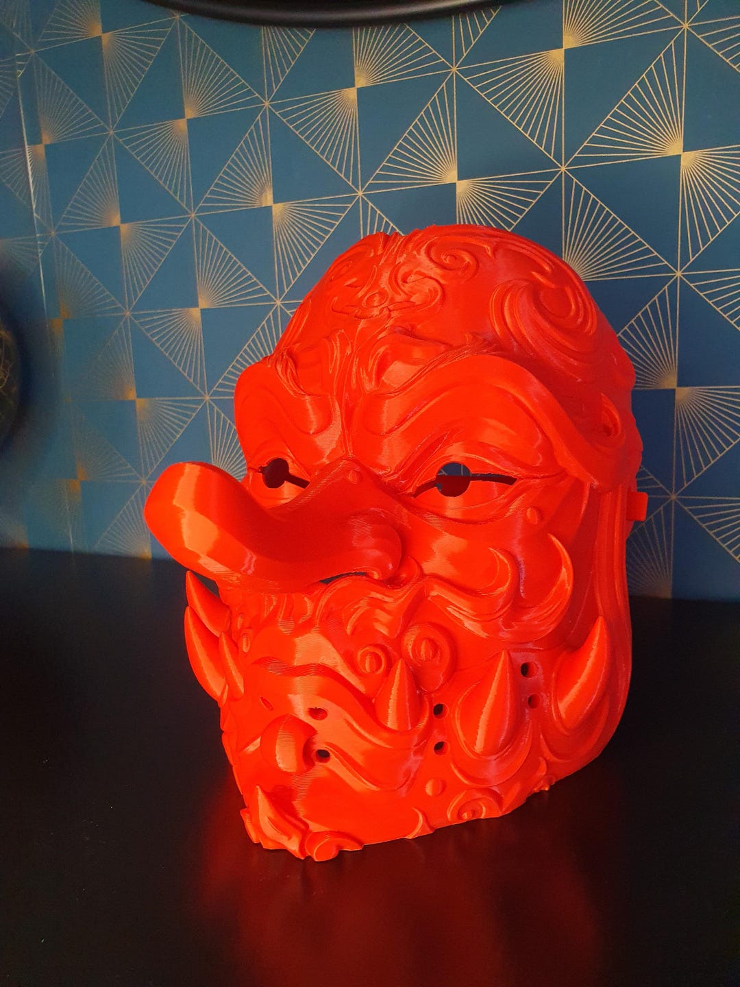 3D Printed Tengu Mask - Wall Decor or Cosplay - Etsy