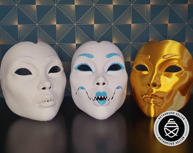 Doll Mask Cosplay Prop/ 3d Printed Raw Cosplay Prop/custom Cosplay Mask ...