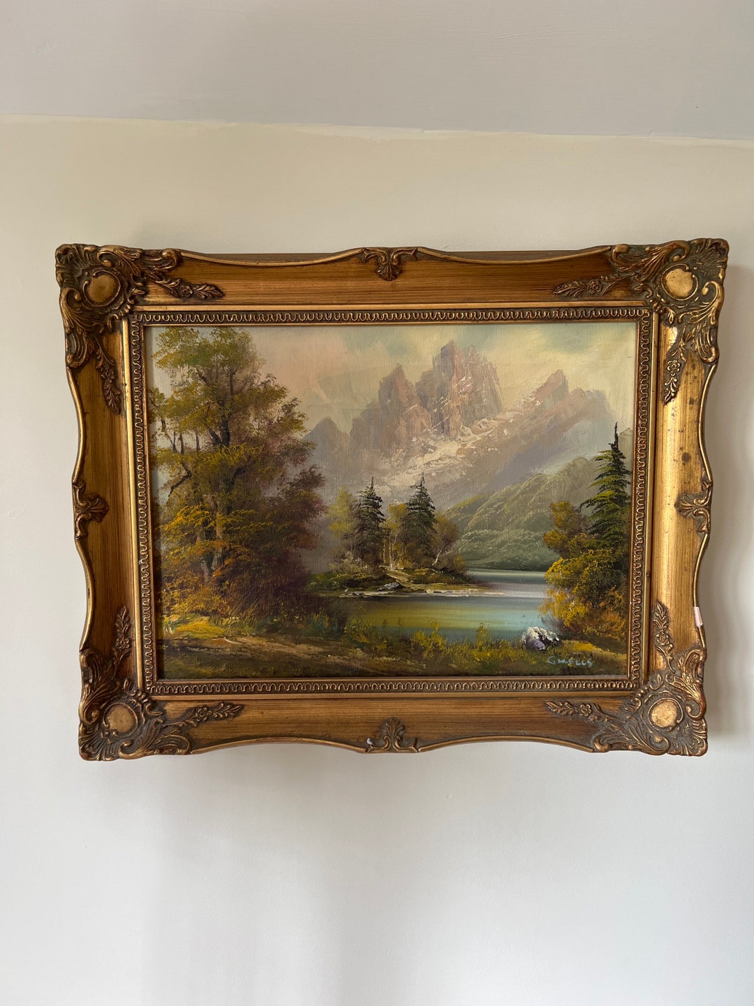 George Wells Painting/ Oil Painting on Canvas 1842-1888 - Etsy