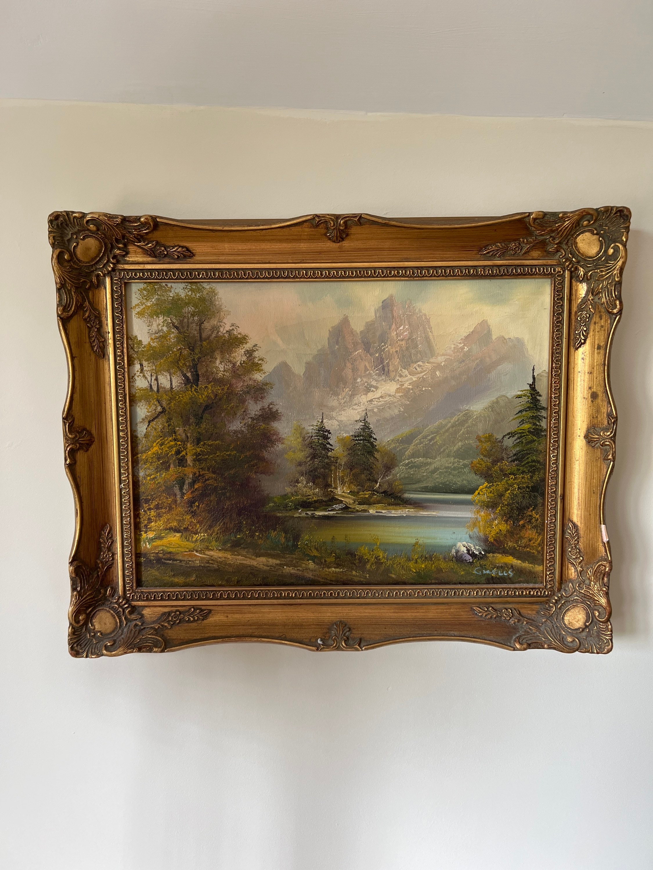 George Wells Painting/ Oil Painting on Canvas 1842-1888 - Etsy