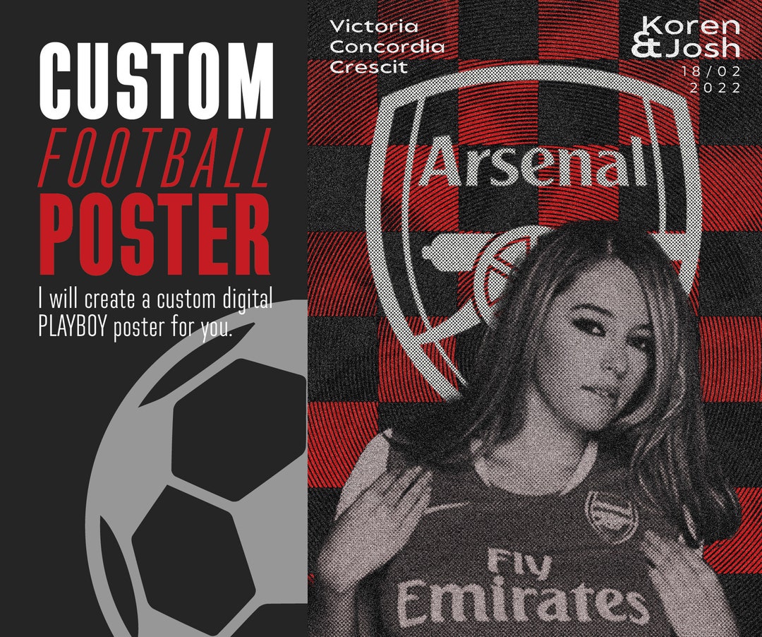 Custom Football Poster for Him, Poster for Him, Gift for Him, Football ...