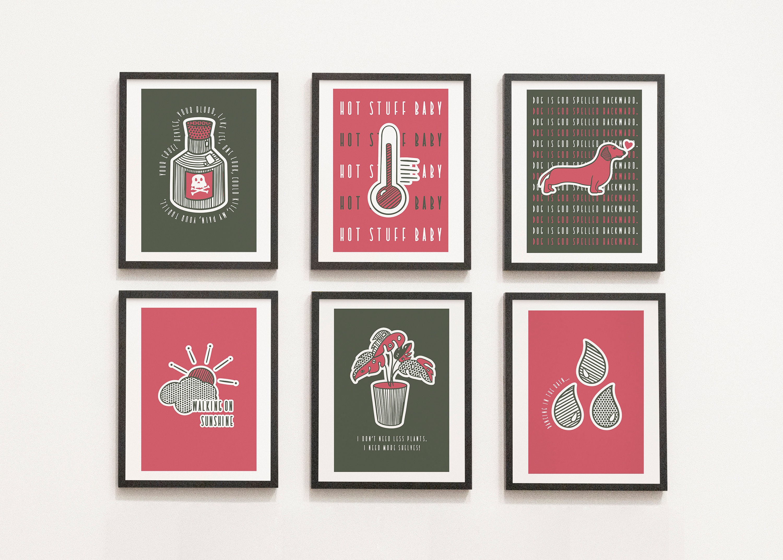 Pastel Aesthetic Wall Collage - Modern Pastel Room Decor - Pastel Line ...