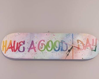 Customized Skateboard Clock - Etsy