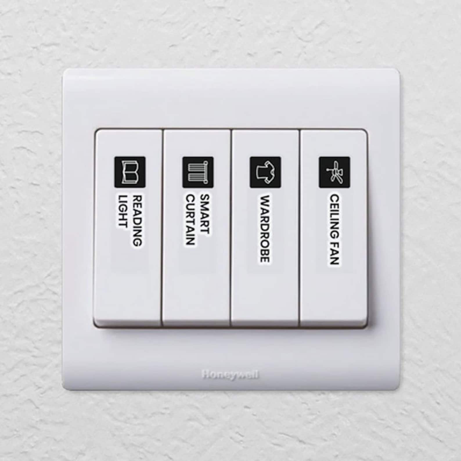 163 Pcs Light Plate Switch Power Plug PVC Sticker Labels for White ...