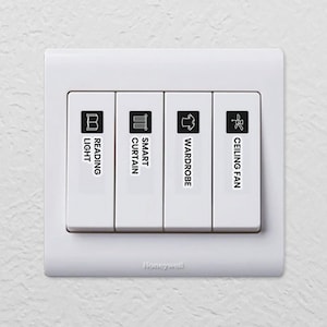 163 Pcs Light Plate Switch Power Plug PVC Sticker Labels for - Etsy