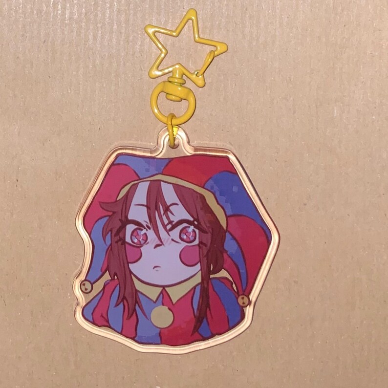 Pomni the Amazing Digital Circus Keychains - Etsy