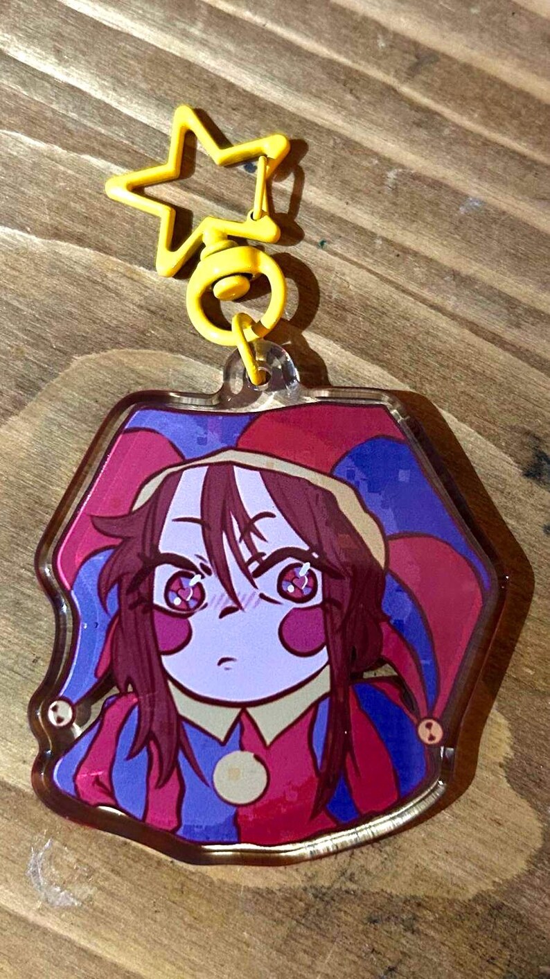 Pomni the Amazing Digital Circus Keychains - Etsy