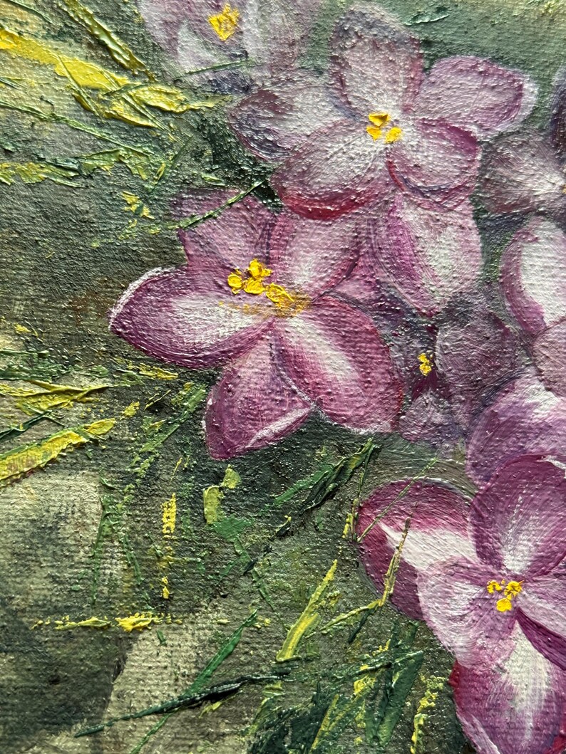 Flowers Oil Painting Original Wildflowers Oil Wall Art Floral Artwork ...