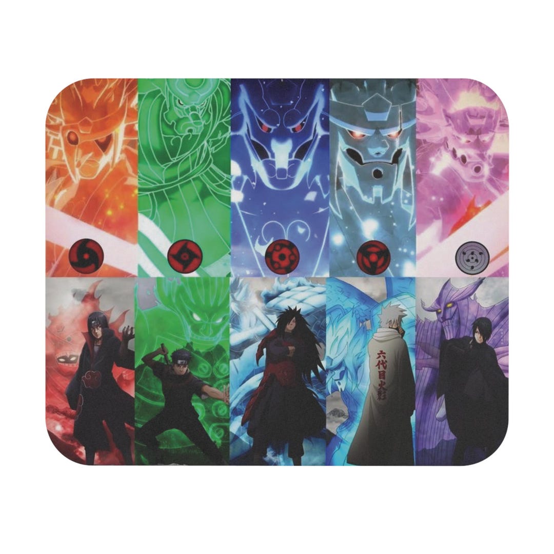 Rectangle Mouse Pad, Naruto Uchiha Susano Anime Desk Mat, Gaming Laptop ...