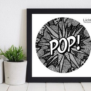 Roy Lichtenstein Print, POP Comic, Onomatopoeia Decor, 60s Pop Wall Art ...