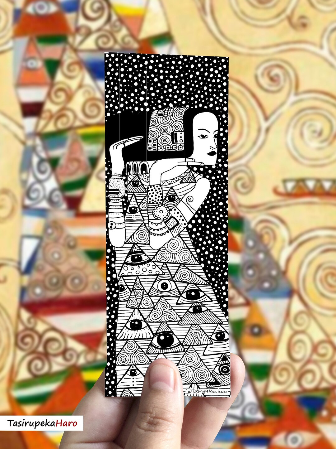 Gustav Klimt Bookmark, the Tree of Life, the Waiting Bookmark, Klimt ...