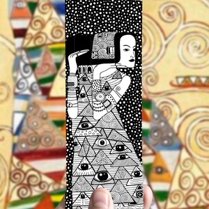 Gustav Klimt Bookmark, the Tree of Life, the Waiting Bookmark, Klimt ...