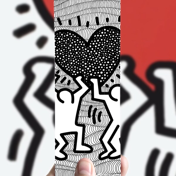 Keith Haring Love Pop Art - Etsy