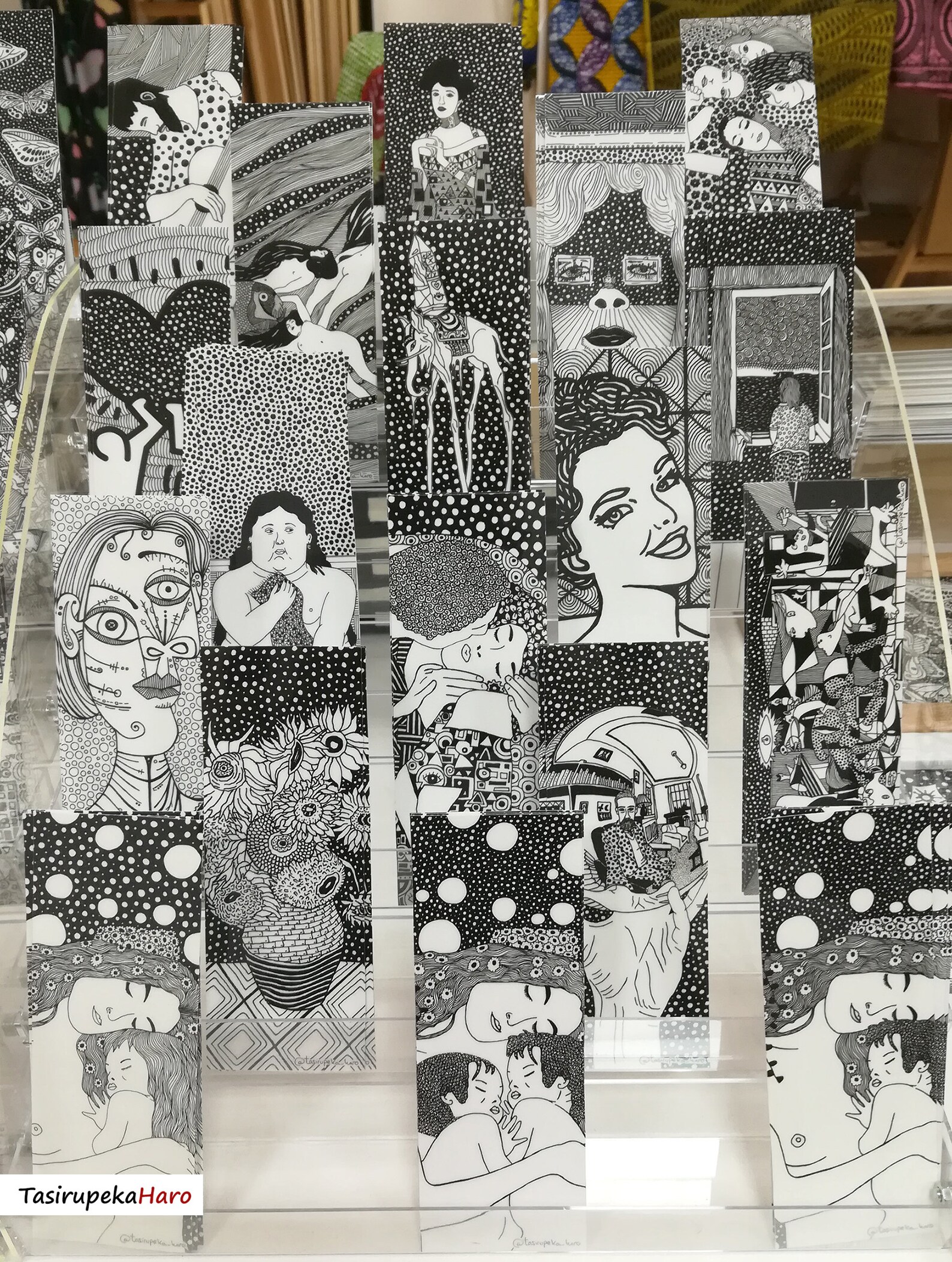 Gustav Klimt Bookmark the Tree of Life the Waiting Bookmark - Etsy