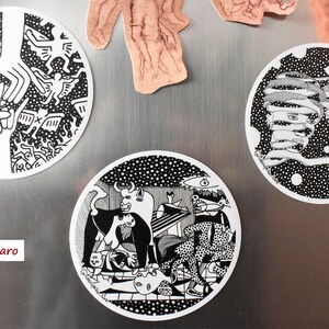 Escher Magnet, Band of Union Painting, Kitchen Decor, Surreal ...