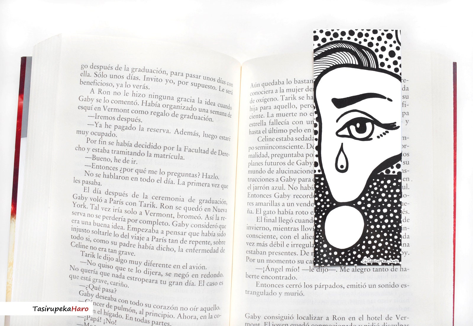 Girl With Tear Bookmark Roy Lichtenstein, Pop Art Bookmark, Crying ...