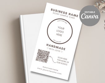 Scent Sample Card - Etsy