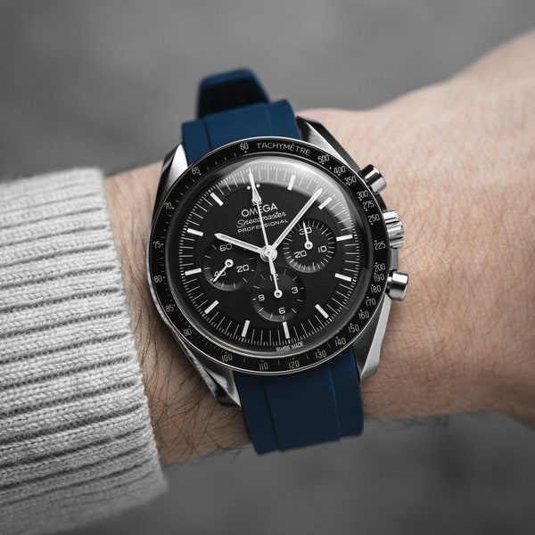 Rubber Omega Speedmaster Strap - Etsy