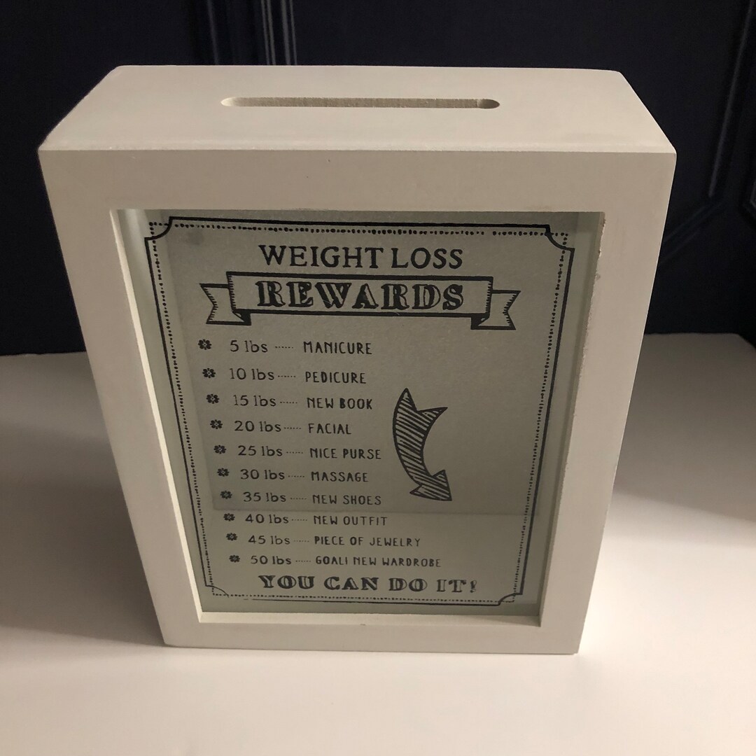 Weight Loss Money Box Can Be Personalised - Etsy