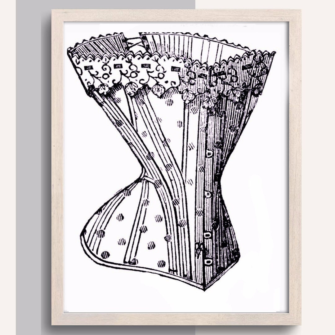 Ultimate S-BEND Corset PDF Pattern | Edwardian 1906 Corset Pattern De ...