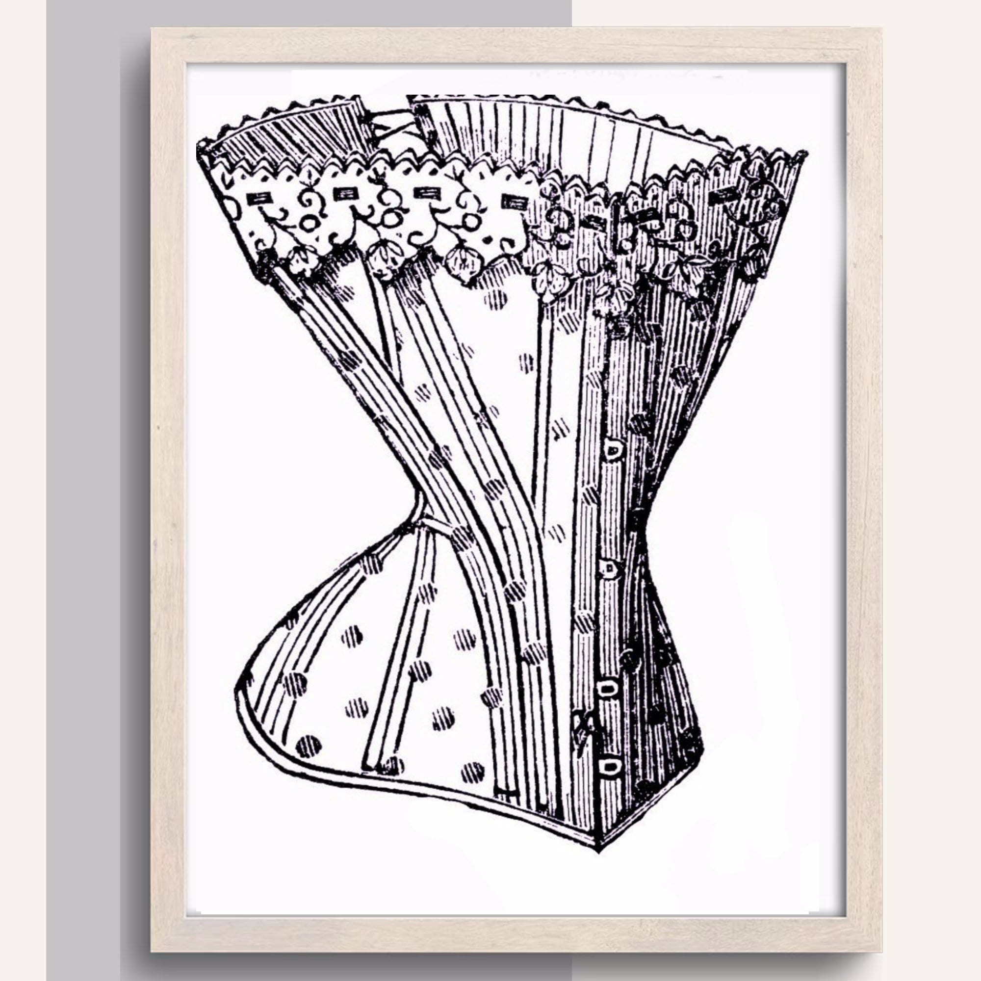 Ultimate S-BEND Corset PDF Pattern Edwardian 1906 Corset Pattern De ...