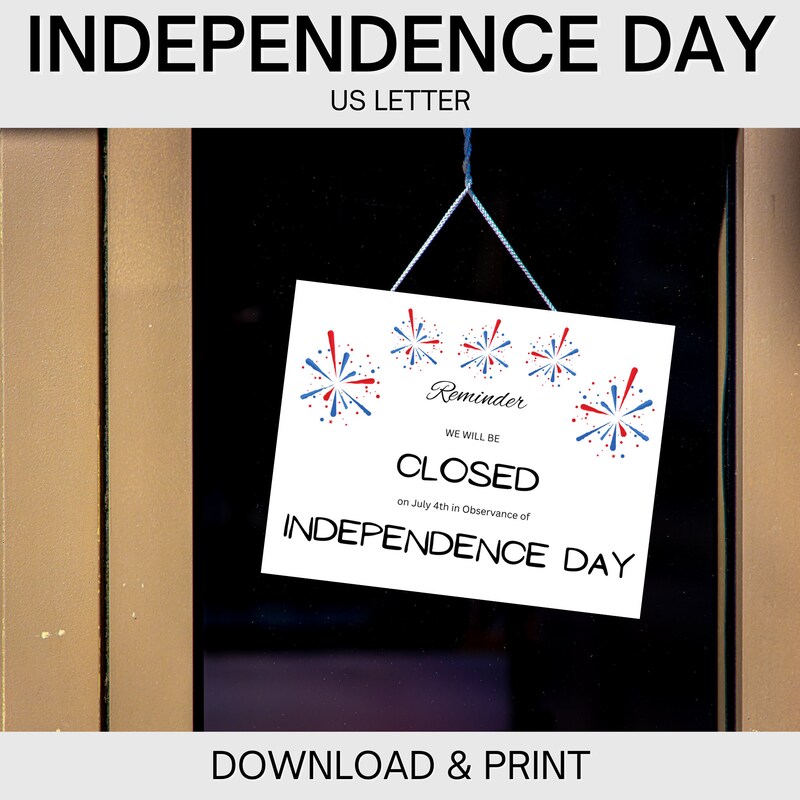 Closed July 3rd and 4th - Etsy