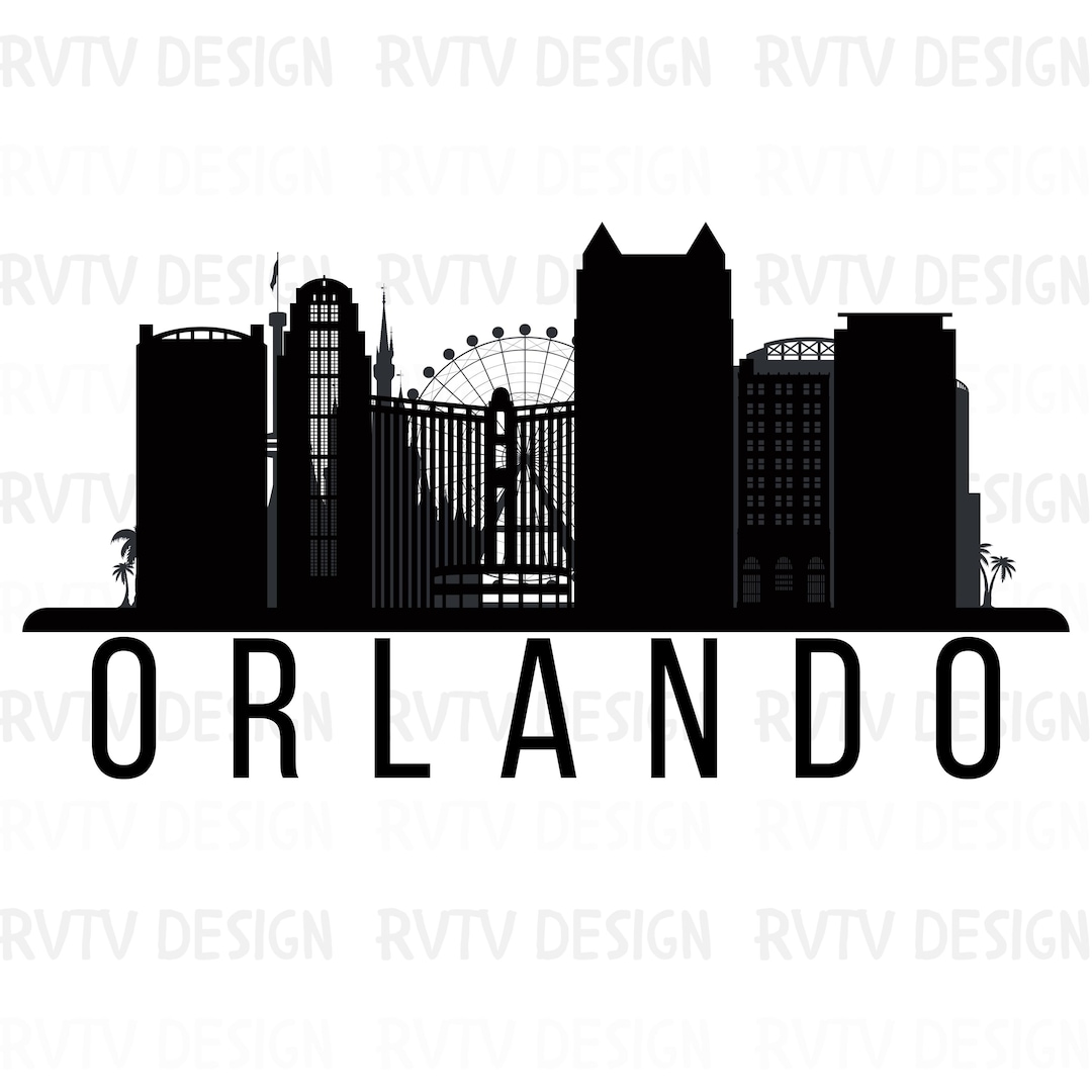 Orlando PNG, Instant Download, Orlando Silhouette, Orlando City ...