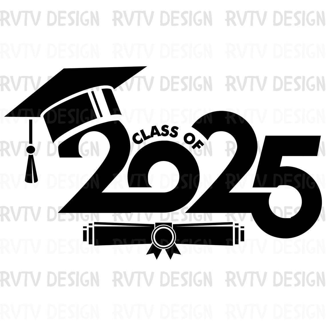 2025 Graduation Cap PNG: Clipart Cut File (digital Download) - Etsy